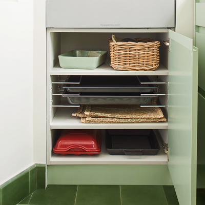 Backblechhalter für Küchenschränke - 2er Set - Backblechhalterung für ...