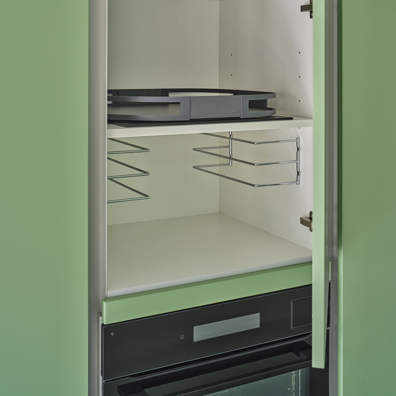 TurnMotion III Tablar 600mm anthrazit - Drehteller - Drehregal- Rondell Küche - Turn Motion